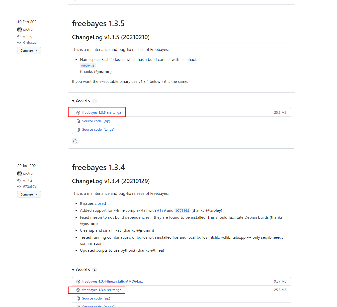 freebayes-1.3.6-src.tar.gz missing or not supported now? · Issue #730 · freebayes/freebayes · GitHub
