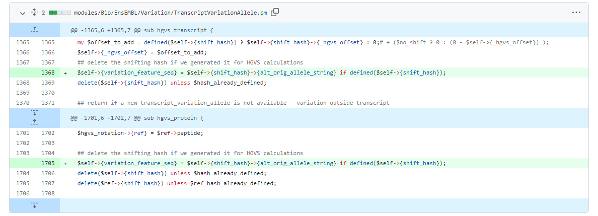 Changes in transcript names between VEP 106 and 108 · Issue #1350 · Ensembl/ensembl-vep · GitHub