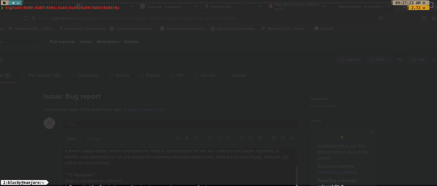 Ctrl-Shift+C writing `84;6u` into buffer instead of copying selected ...