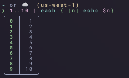 when there's a delay between additional rows of a table being output, they are printed as ...