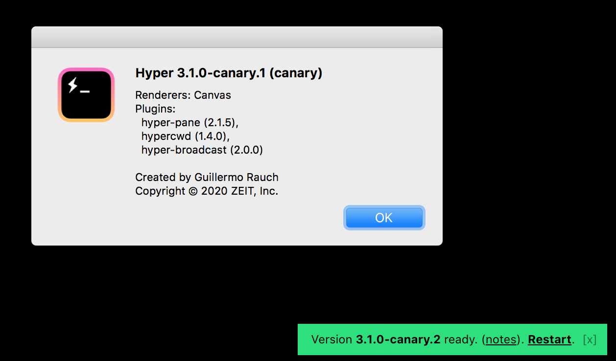 Canary Release · Issue #4194 · vercel/hyper · GitHub