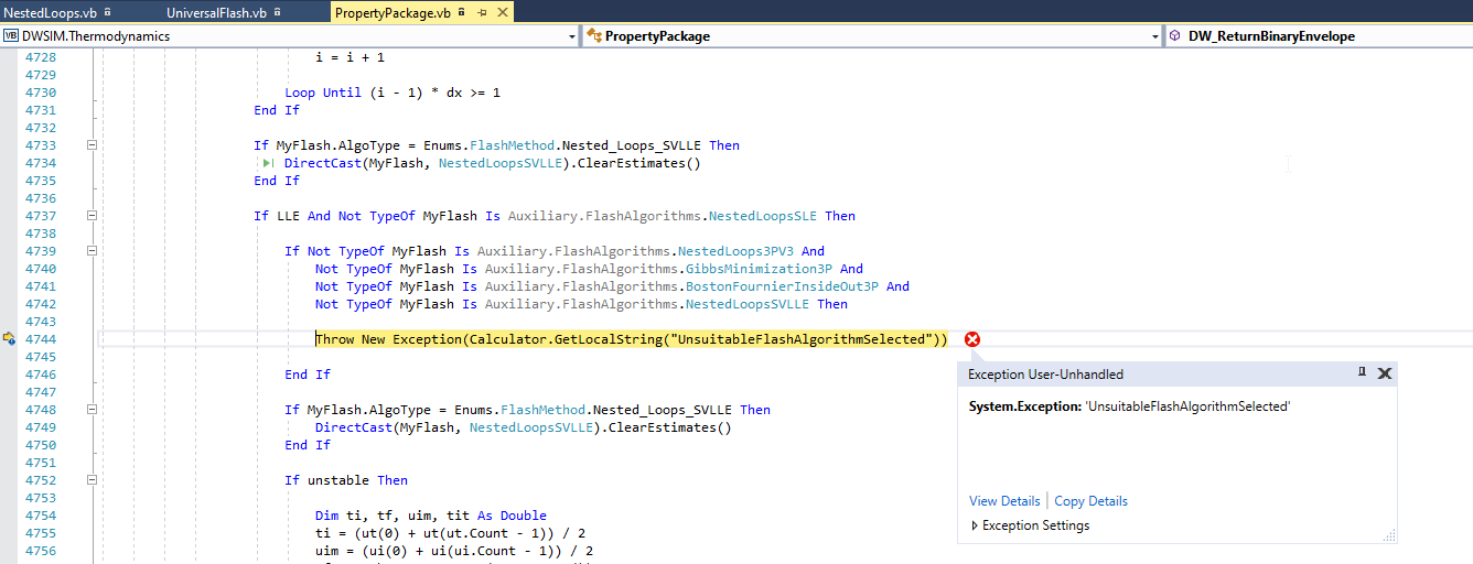 Binary Envelope - Flash algo not suitable for LLE · Issue #83 · DanWBR/dwsim · GitHub