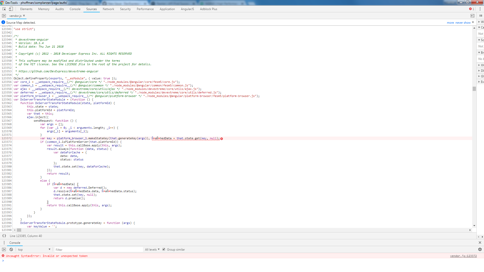 Cyrillic Characters Found In Transfer State Js · Issue 829 · Devexpress Devextreme Angular · Github