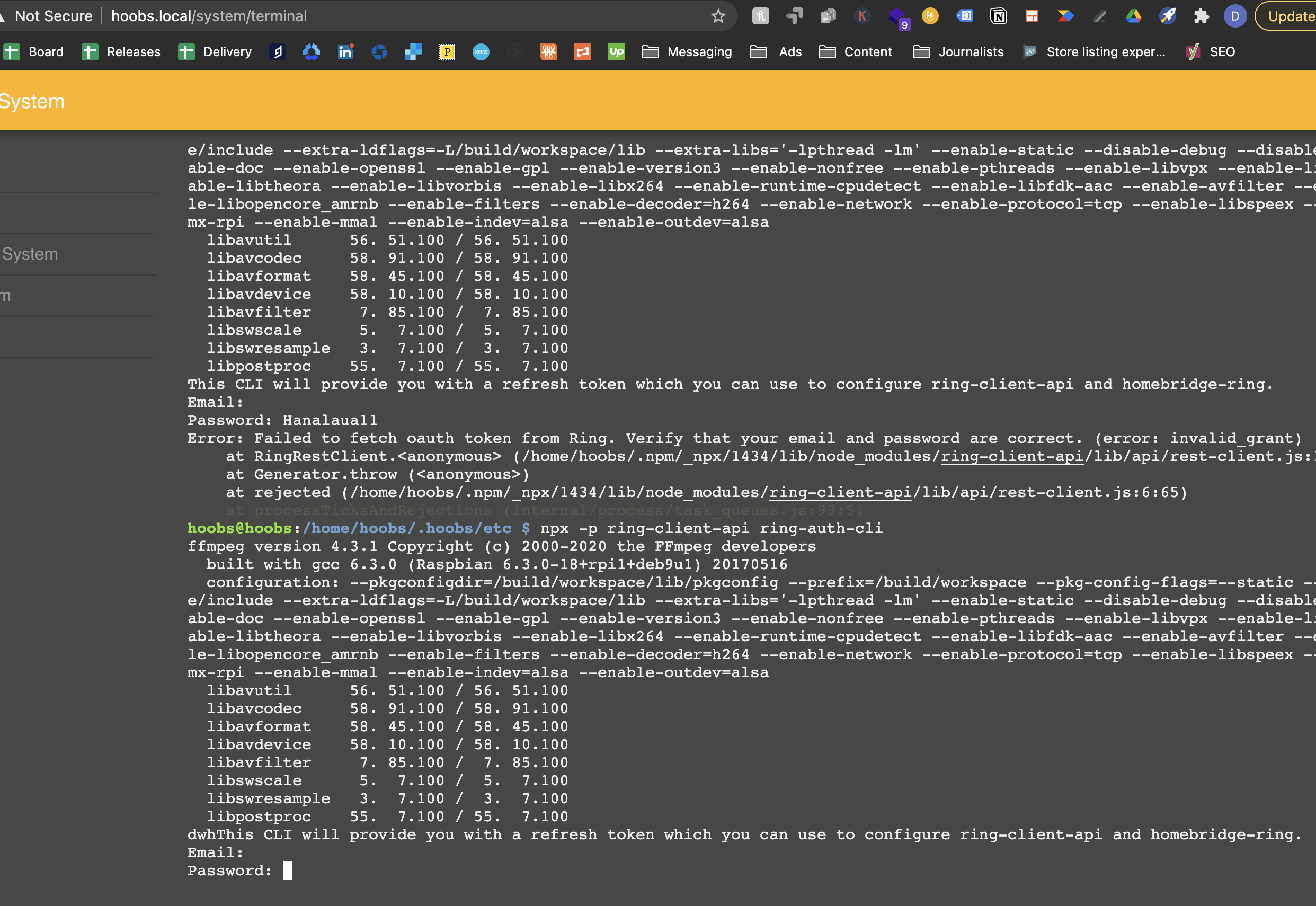 Ring Plugin Skipping Login Email for Ring · Issue #1104 · hoobs-org/HOOBS · GitHub