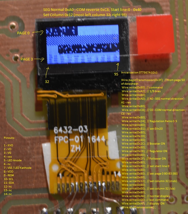 How to drive nice 64x32 LCD with ST7567Ai (I2C) · Issue #657 · olikraus ...