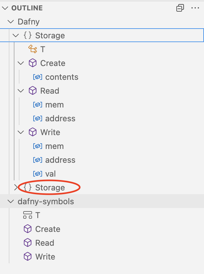 Outline does not show structure · Issue #190 · dafny-lang/ide-vscode · GitHub