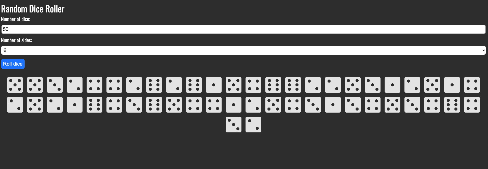 GitHub - curlos/Random-Dice-Roller