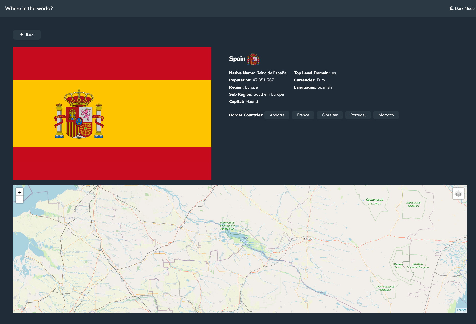 GitHub - curlos/rest-countries-api