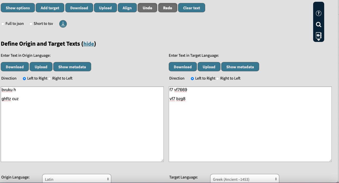 Download As Json Should Be Allowed Only After Alignment · Issue 229 · Alpheios Project 