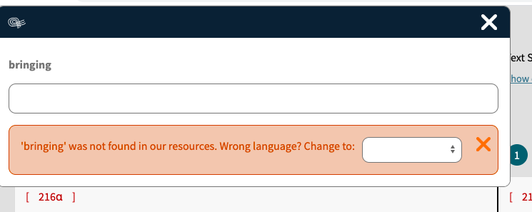 Empty Box In Language Pop Up · Issue 302 · Alpheios Projectalignment Editor New · Github