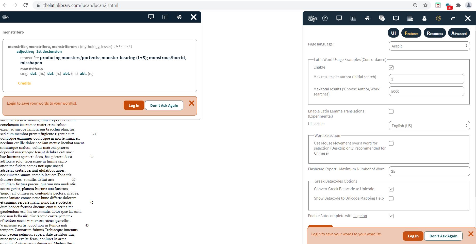 Add ability to define language of the text from the character's set · Issue #639 · alpheios ...