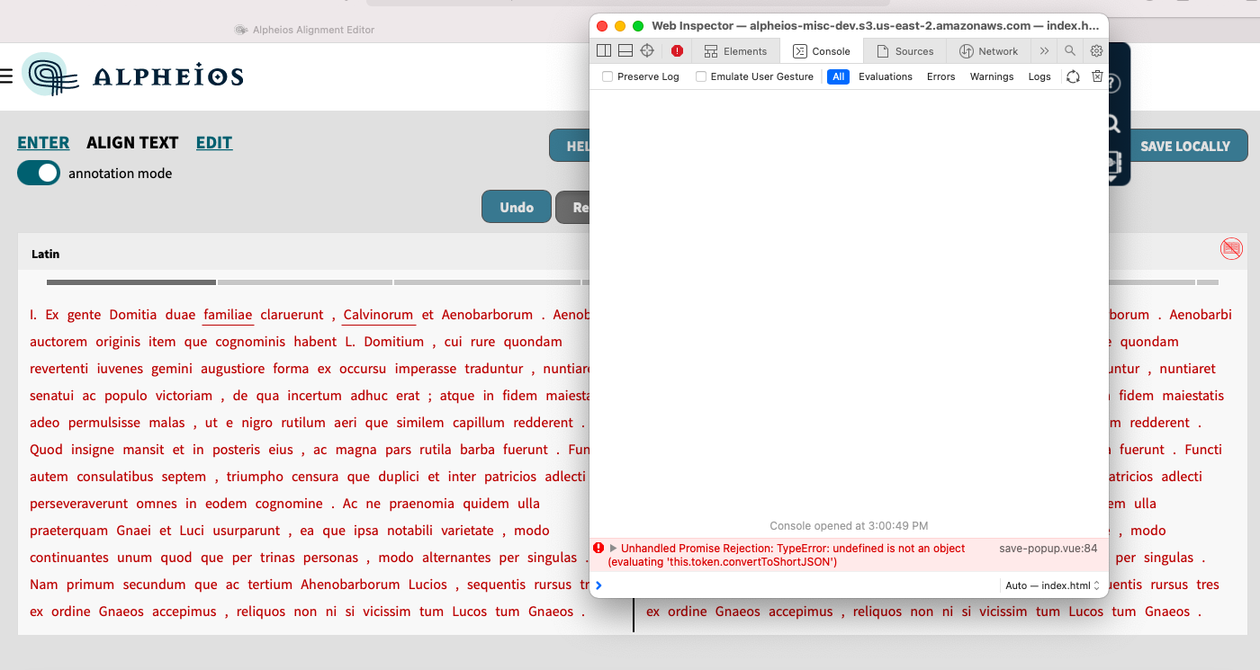 cannot save locally a json file in safari · Issue #537 · alpheios-project/alignment-editor-new ...