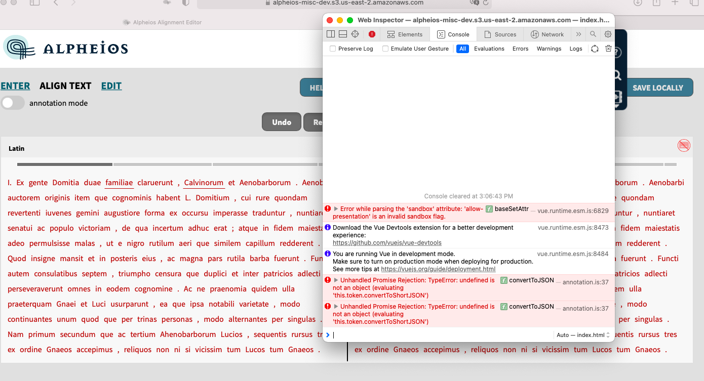 cannot save locally a json file in safari · Issue #537 · alpheios-project/alignment-editor-new ...