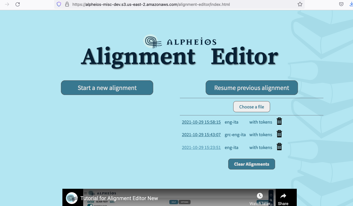 File saved in indexedDB would not load · Issue #588 · alpheios-project/alignment-editor-new · GitHub