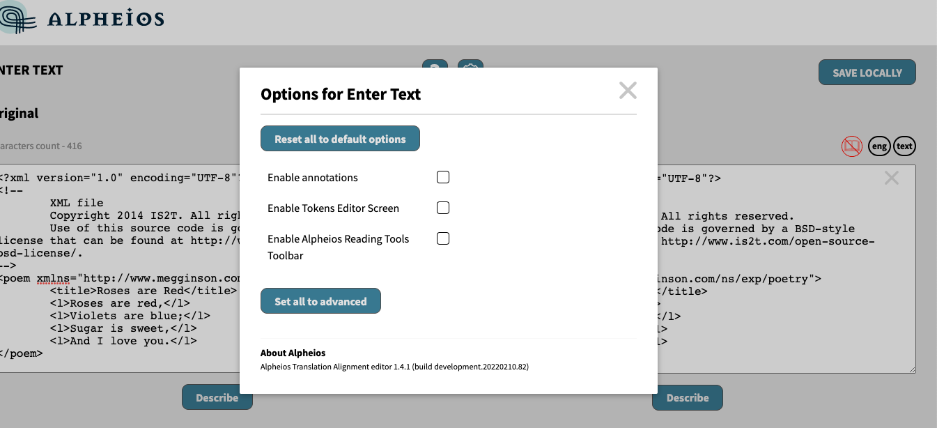 Add an option - Show/hide Alpheios Reading Tools · Issue #645 · alpheios-project/alignment ...