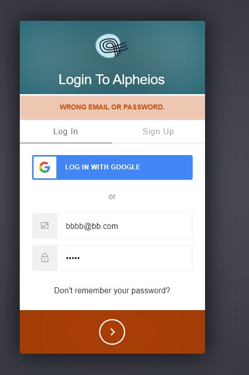 styles/design for Auth0 Login page · Issue #329 · alpheios-project ...