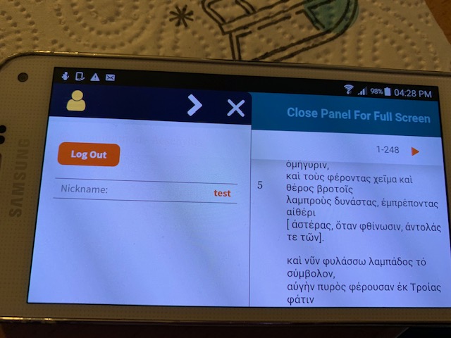 mobile - modify navbar when in landscape with alpheios panel open · Issue #158 · alpheios ...