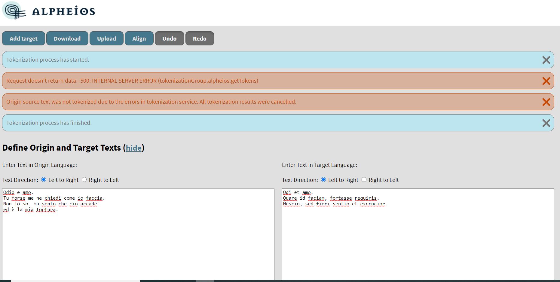 Third target language text is not displayed in Define Alignment Groups · Issue #50 · alpheios ...