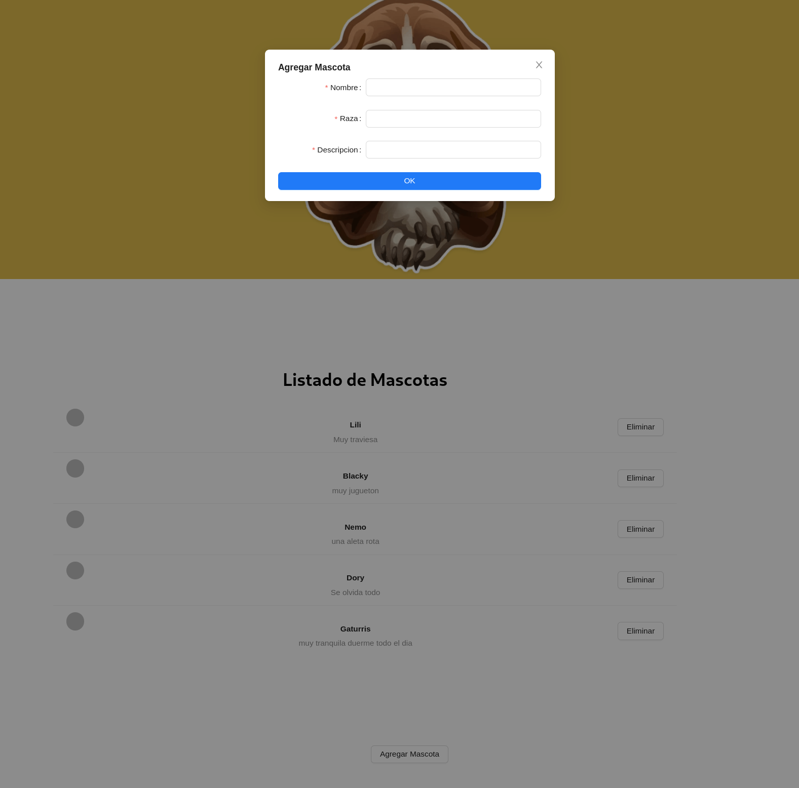 GitHub - aireenrosas/MAscotas