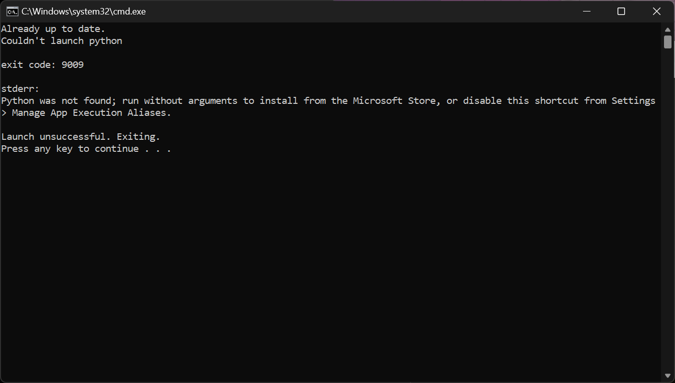 Webui launch complains about python. · AUTOMATIC1111 stable-diffusion ...