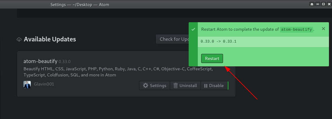 Feature: Pressing a button restarts FreeCAD after Addon that requires ...
