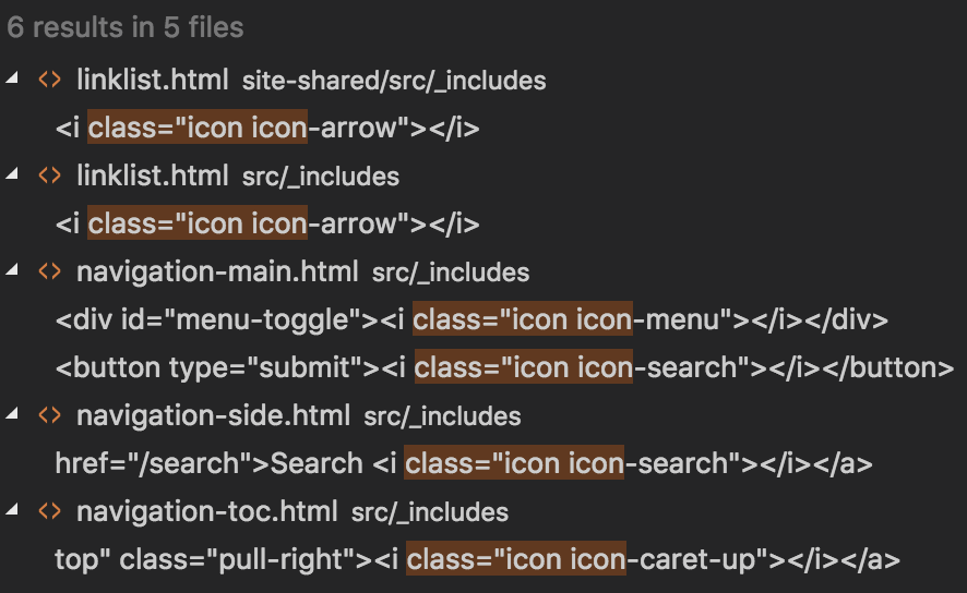 Replace custom icons in the "dart" font by standard ones · Issue #1099 · dart-lang/site-www · GitHub
