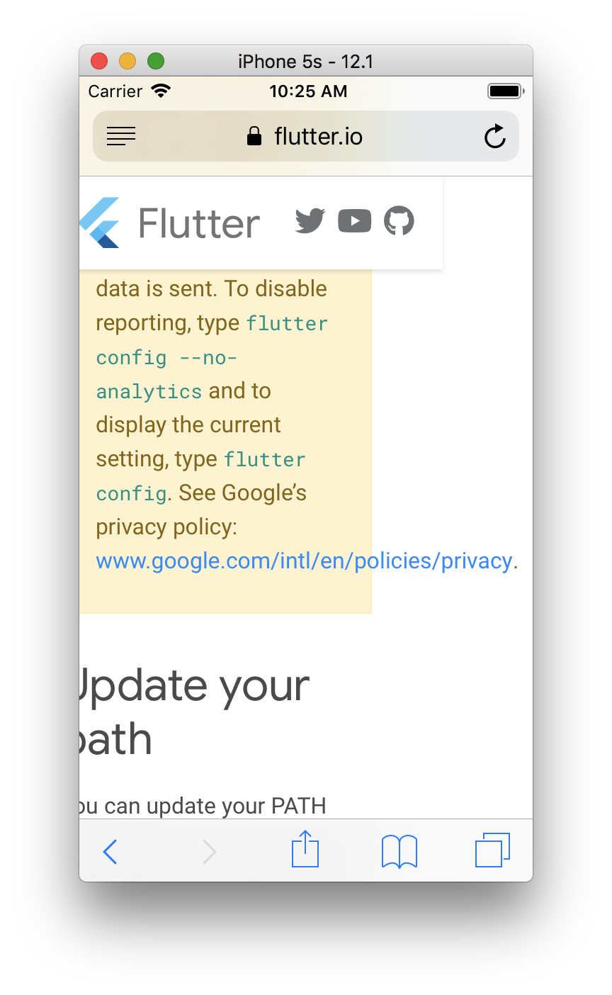 Ensure install pages are mobile friendly · Issue #2253 · flutter/website · GitHub