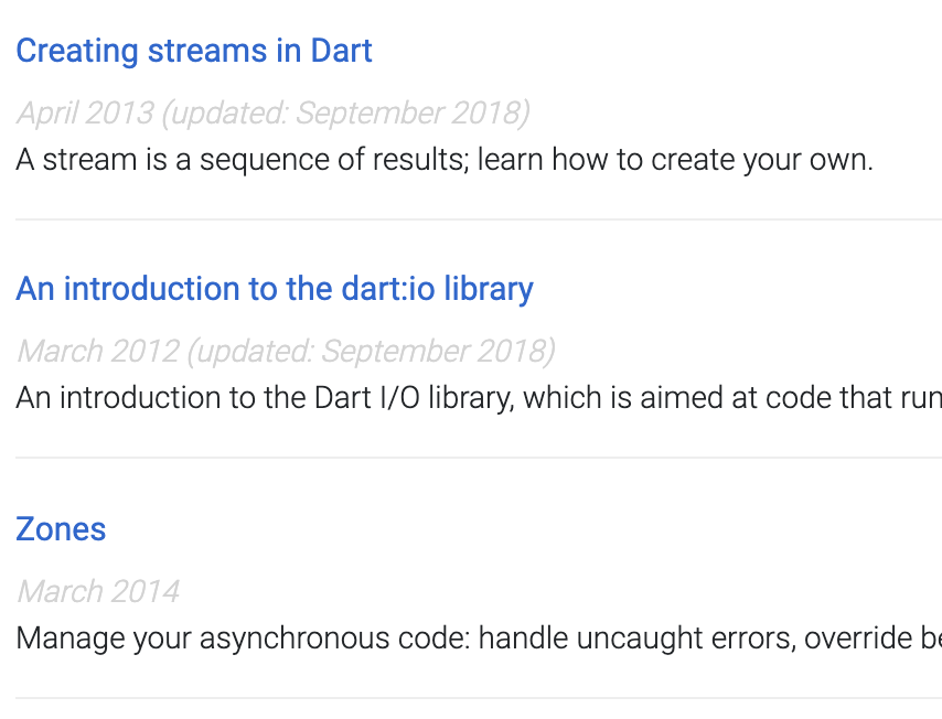 'Articles' page issue: should Zones be in the list? · Issue #1812 · dart-lang/site-www · GitHub