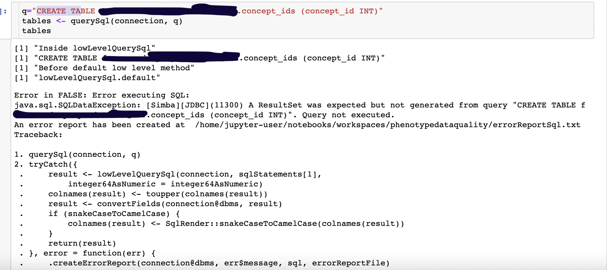 Error With Drop Table If Exists On Big Query Issue 151 OHDSI
