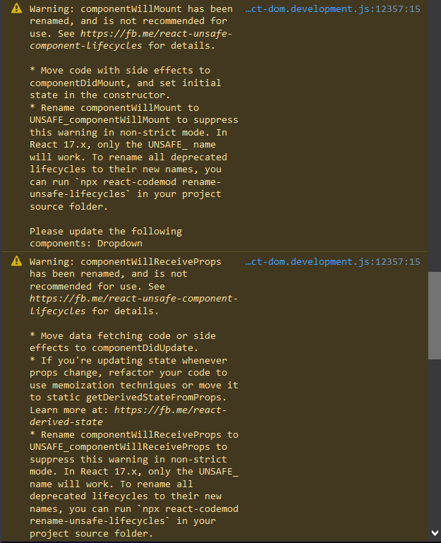 Update React LifeCycle Methods · Issue #293 · accordproject/cicero-ui · GitHub
