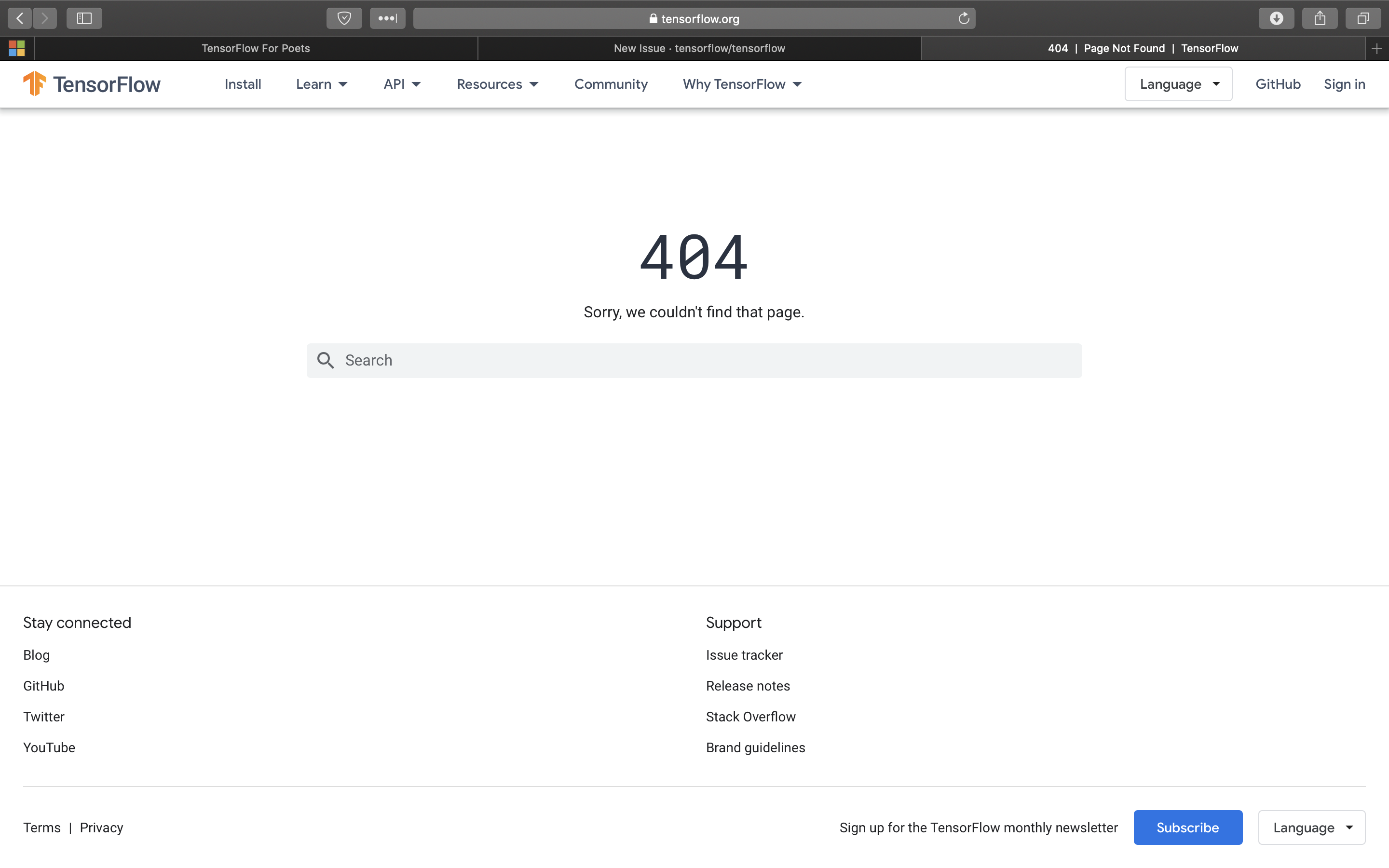Hyperlink in codelab redirects to a 404 page · Issue #33743 · tensorflow/tensorflow · GitHub