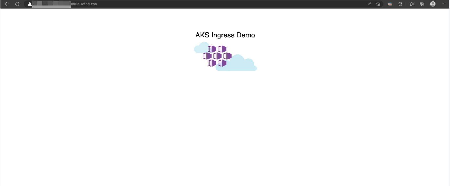 Use the method of load balancing+ingress to configure the domain name based 7-tier load ...