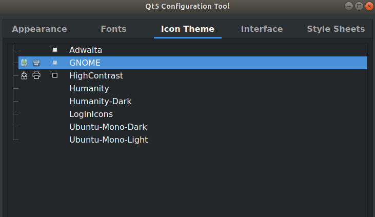 Using Adwaita-Dark theme via QT5 tool results in navigation display problems · Issue #546 ...