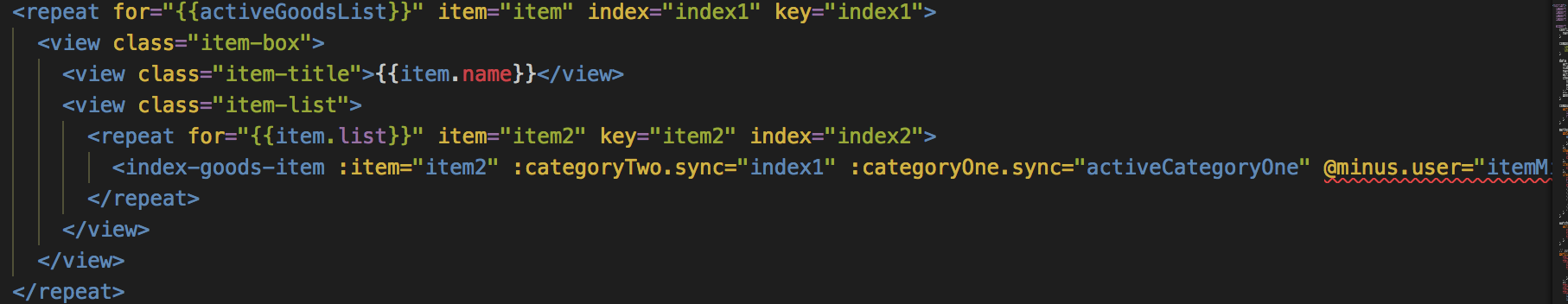 Repeat嵌套循环，内循环子组件中无法打印对象型的props · Issue 1584 · Tencentwepy · Github