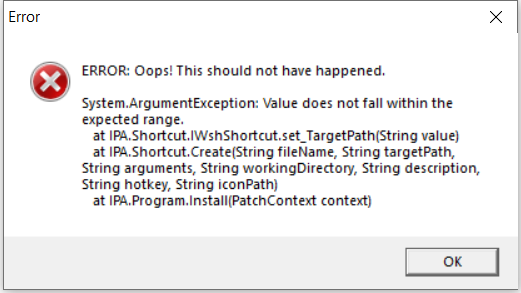 ERROR: Oops! This should not have happend. · Issue #4 · Eusth/AGHVR · GitHub