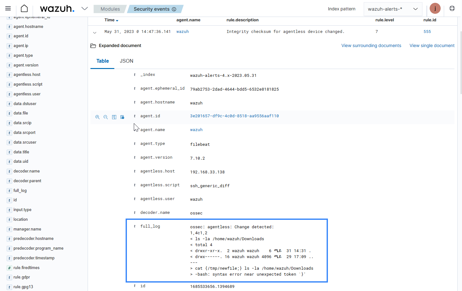 Multiple commands in generic_diff of agentless monitoring not working correctly · Issue #17372 ...