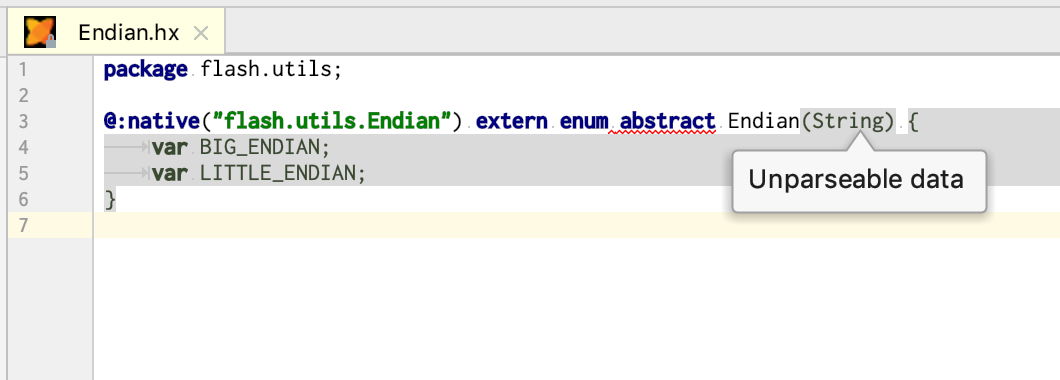 NPE with extern enum abstracts · Issue #971 · HaxeFoundation/intellij-haxe · GitHub