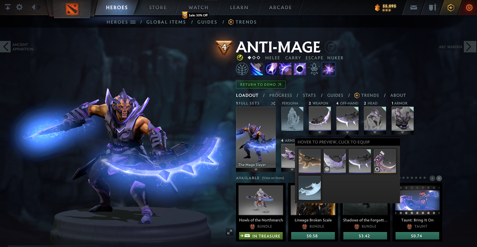 Issue Equipping immortal Effects · Issue #5820 · ValveSoftware/Dota2-Gameplay · GitHub