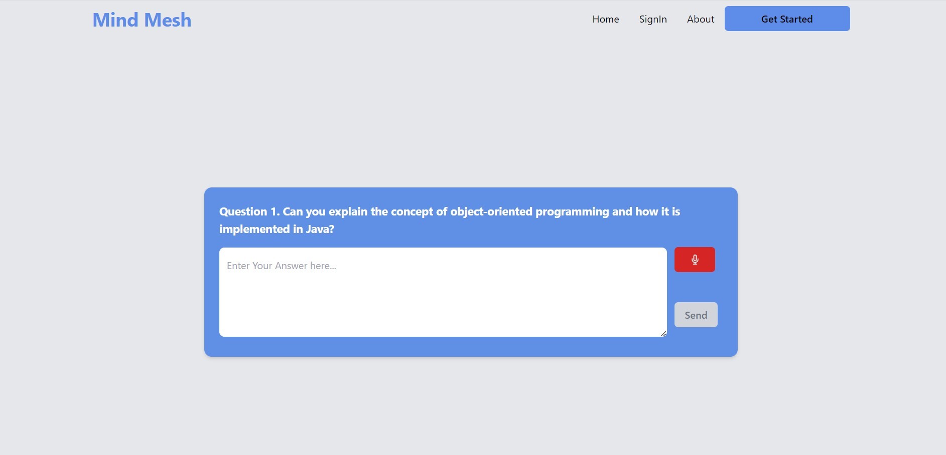GitHub - Utkarash33/MindMesh: In today's dynamic job market, MindMesh brings AI to interview ...