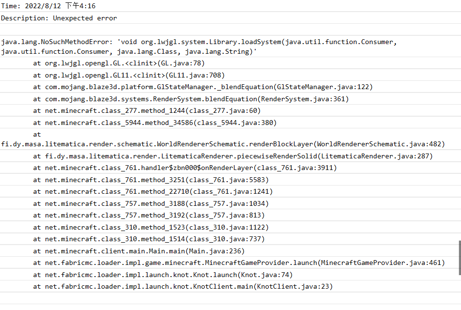 java.lang.NoSuchMethodError: void org.lwjgl.system.Library.loadSystem · Issue #85 · xCollateral ...