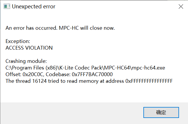 When opening BD by using Open Disc menu, MPC-HC crash. · Issue #820 · clsid2/mpc-hc · GitHub
