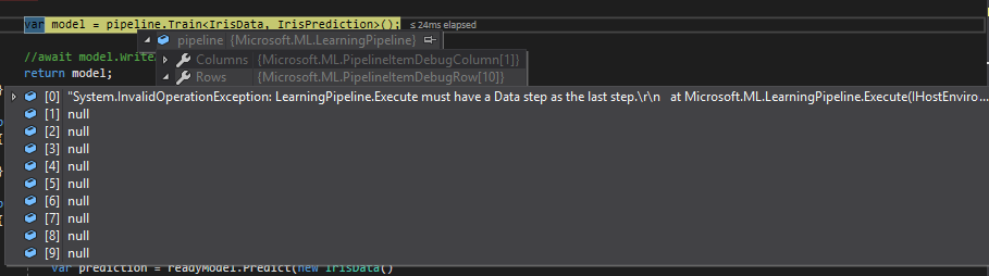 Invalid type ('Vec ') error on Training. · Issue #558 · dotnet ...