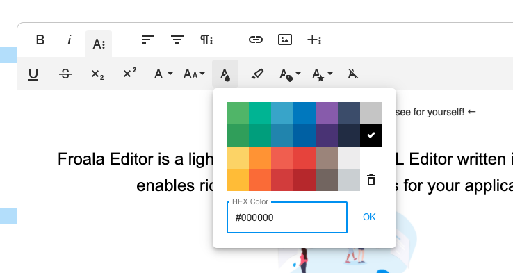 How to disable background color in color picker? · Issue #247 · froala ...