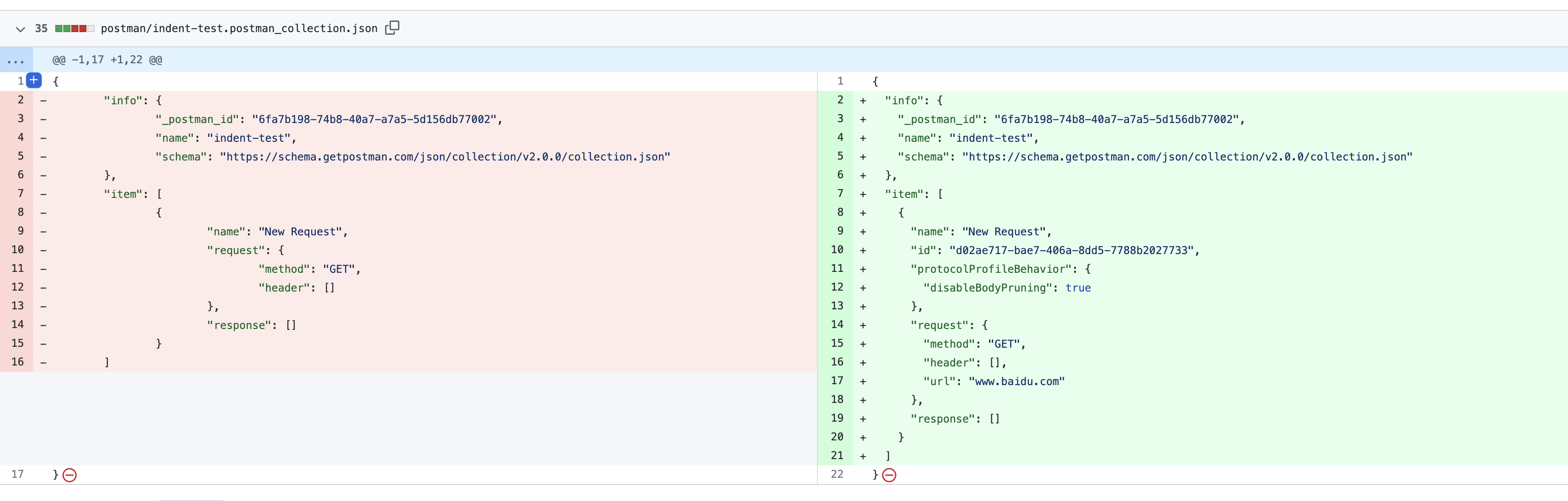 Inconsistent indentation for syncing vs exporting collections · Issue ...