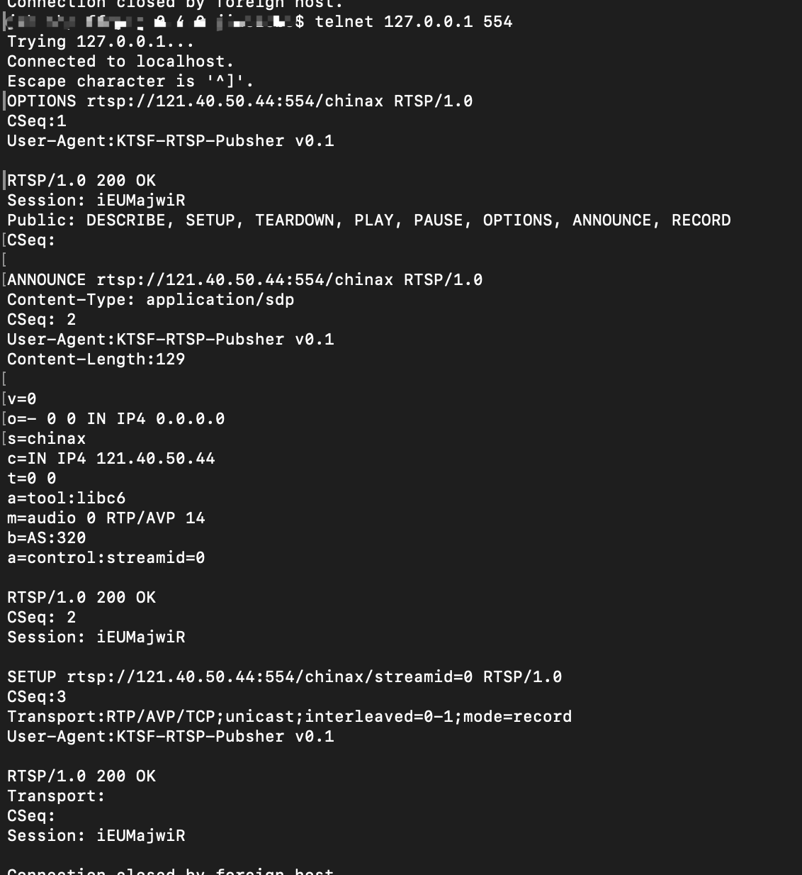 发送setup指令服务器不应答 · Issue #121 · EasyDarwin/EasyDarwin · GitHub