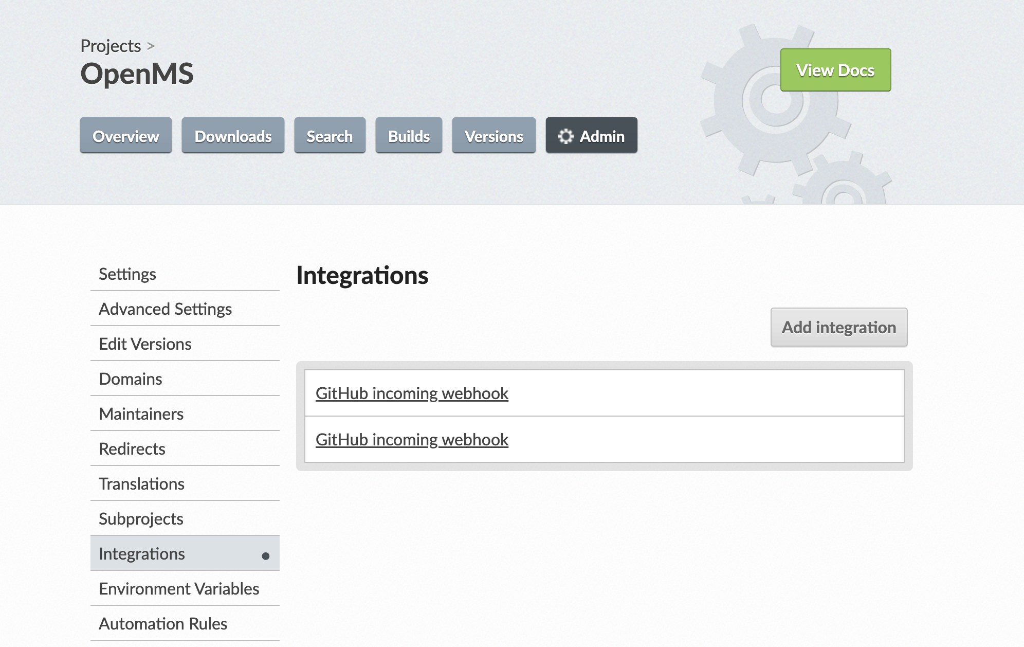 Doesn T Show Develop Branch · Issue 88 · Openms Openms Docs · Github