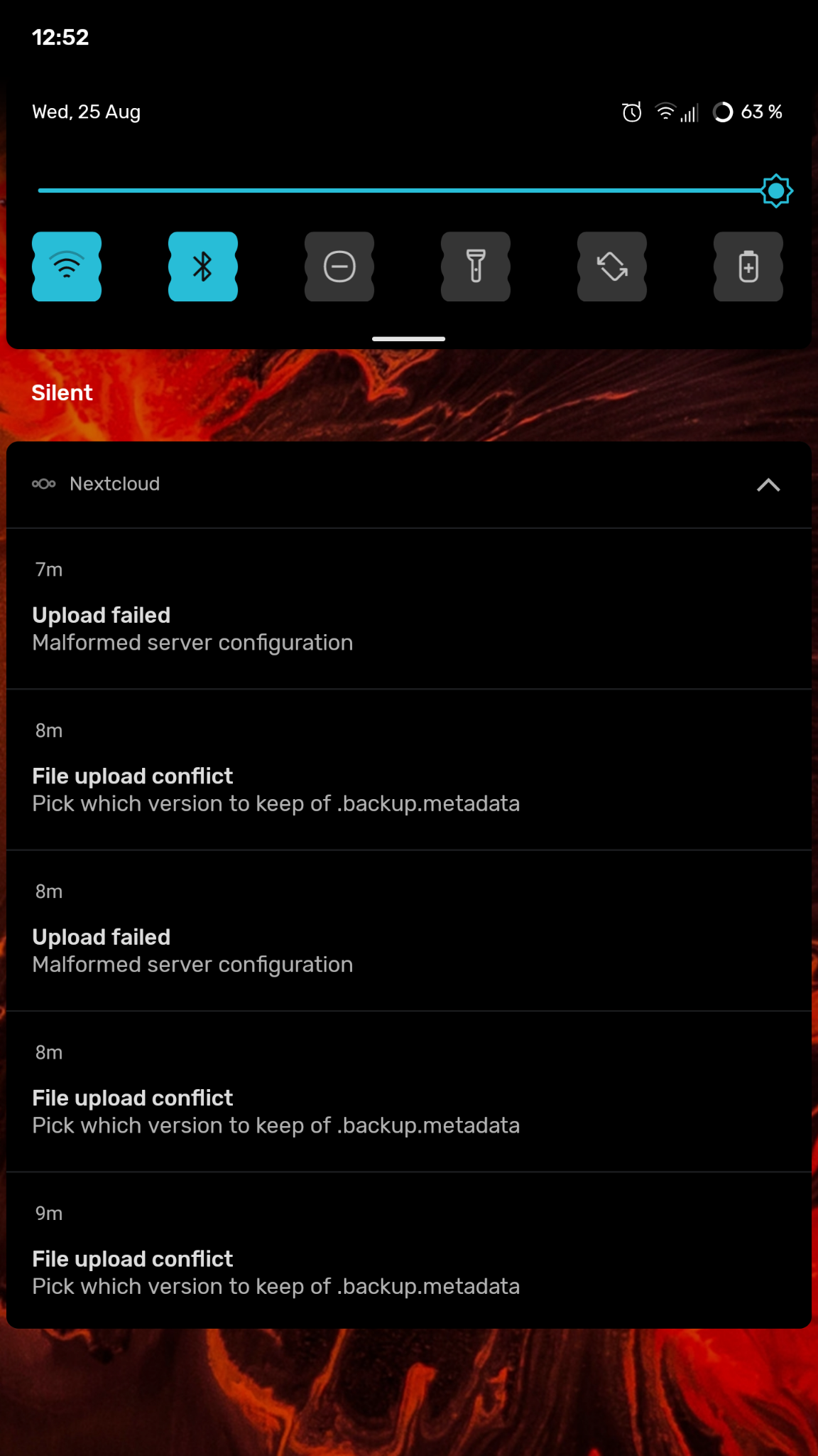 .backup.metadata fails to upload to nextcloud · Issue #184 · seedvault-app/seedvault · GitHub