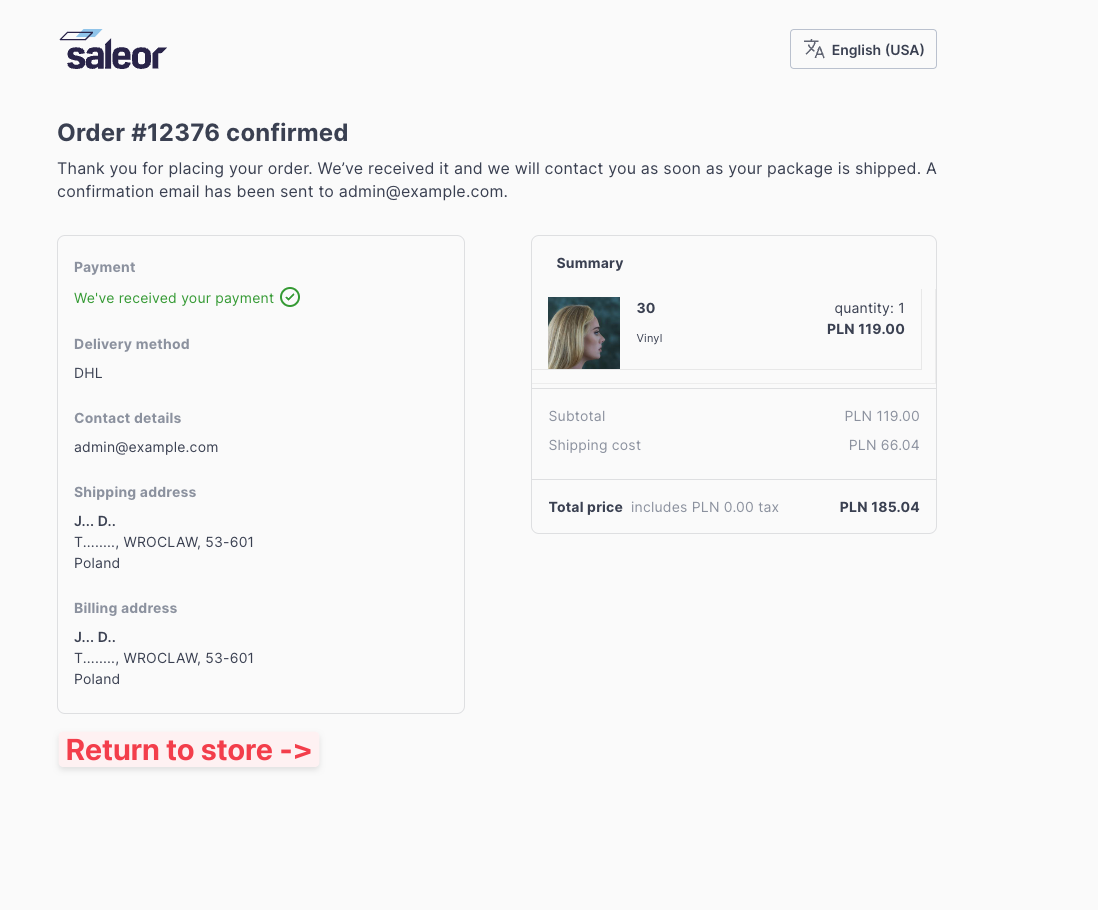 Add link to return to storefront from checkout · Issue #619 · saleor/storefront · GitHub