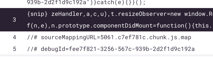 Source maps are not parsed on self-hosted · Issue #9058 · getsentry/sentry-javascript · GitHub