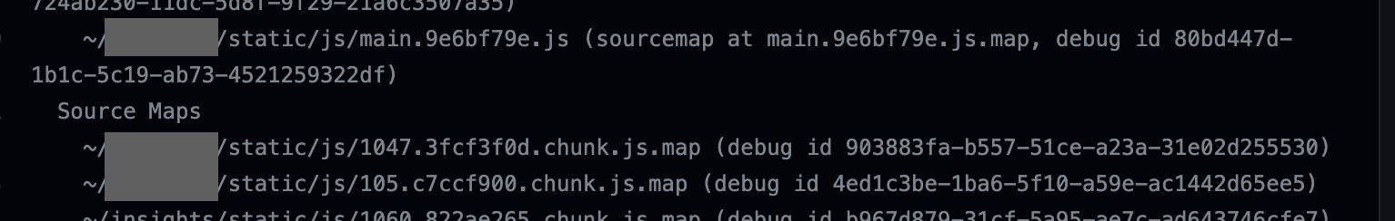 Source maps are not parsed on self-hosted · Issue #9058 · getsentry/sentry-javascript · GitHub